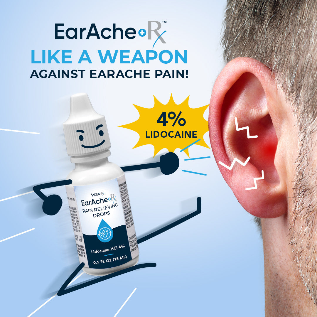 EarAcheRx: The Triple Threat to Earache Pain | Ear Care Blog | WaxRx